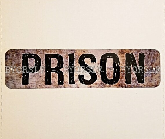 Metal Sign PRISON Jail Penitentiary Detention Center Guard | Etsy