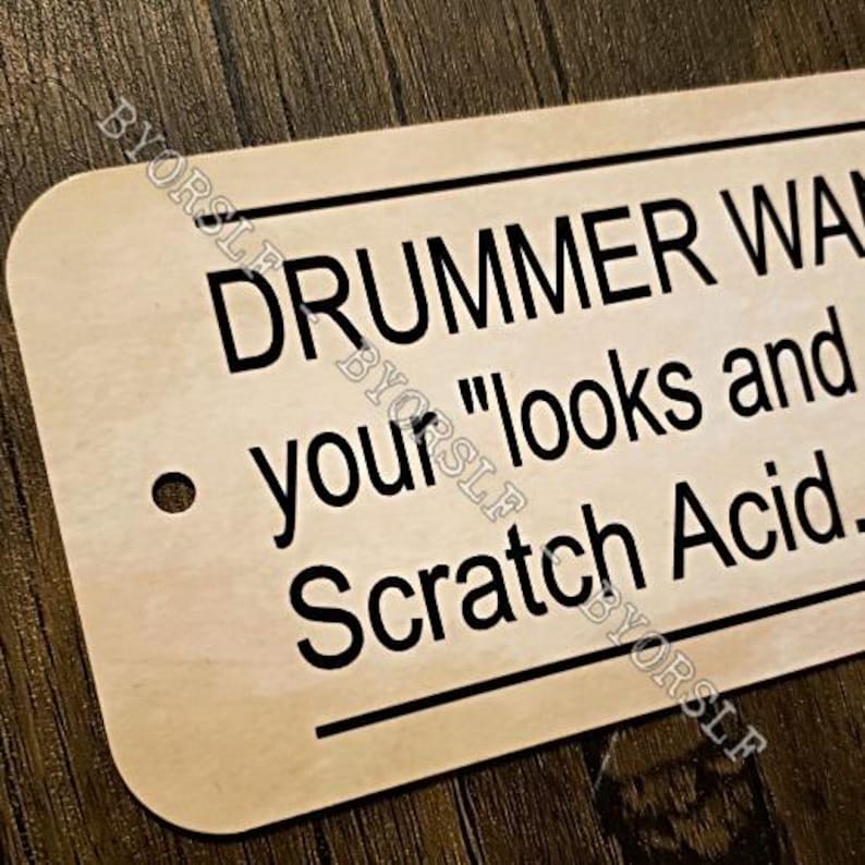 Metal Sign Kurt Cobain Drummer Wanted Ad 1988 the Rocket Magazine Kurdt ...