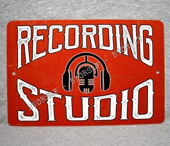 Metal Sign RECORDING STUDIO Sound Mixing Audio Engineer Music - Etsy