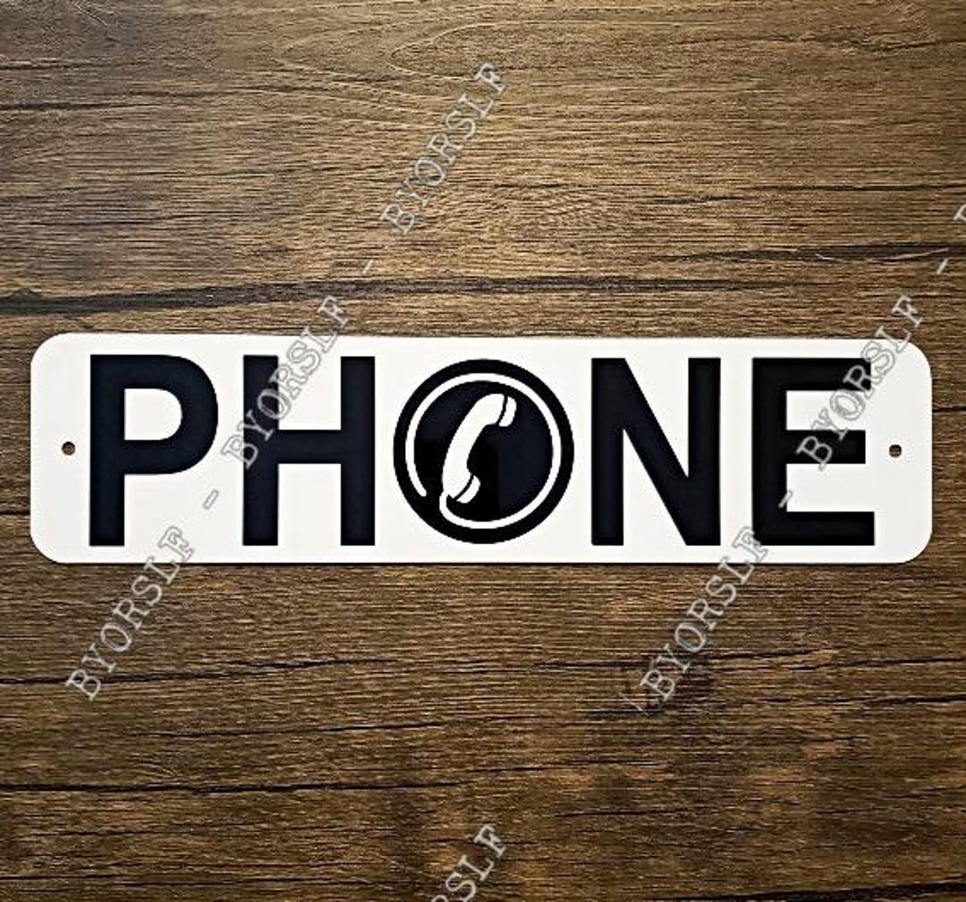 Metal Sign PHONE Public Pay Coin Operated Vintage Replica Telephone ...