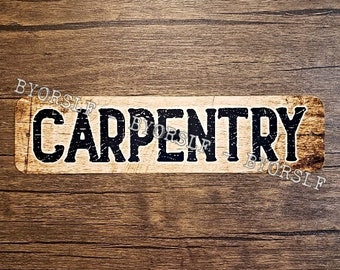 Carpenter Shop Sign - Etsy