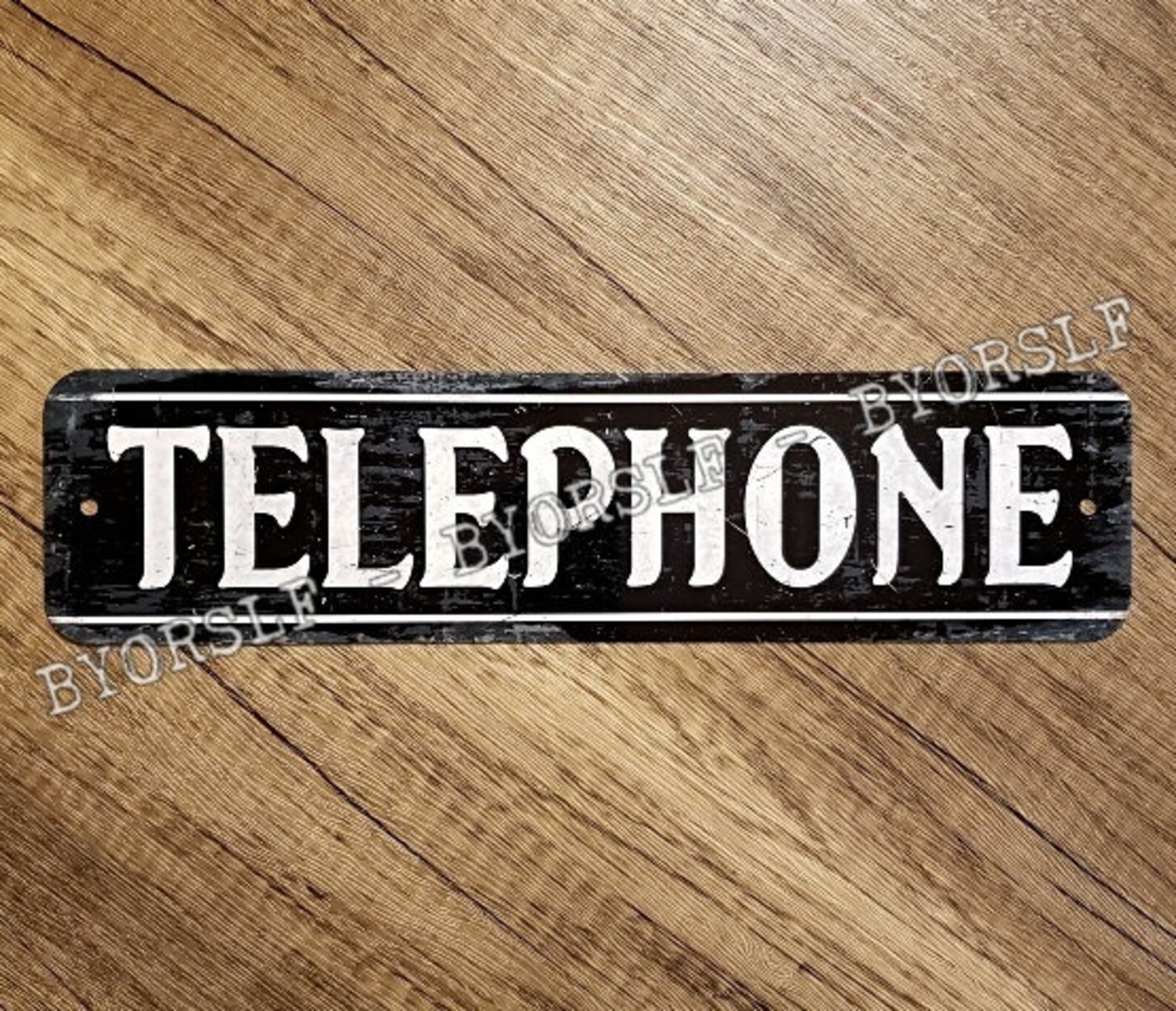 Metal Sign TELEPHONE Public Pay Coin System Phone Booth Prop Rotary ...