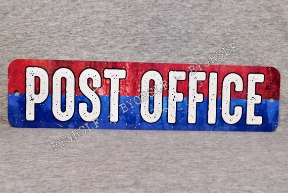 Metal Sign POST OFFICE United States USPS vintage replica | Etsy