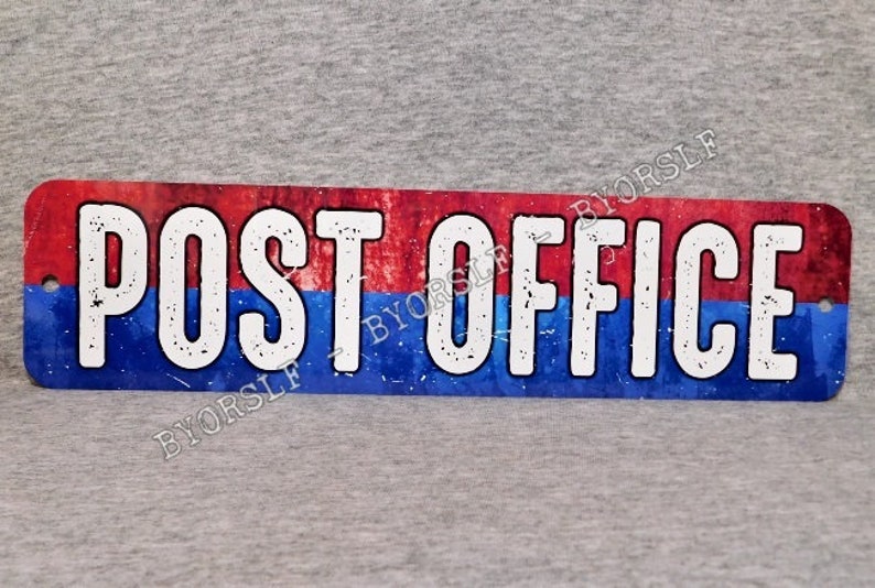 Metal Sign POST OFFICE United States USPS vintage replica | Etsy