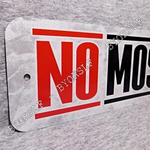 Metal Sign NO MOSH PITS Stage Diving Music Venue Club Bar Theater Heavy ...