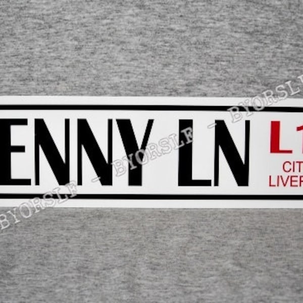 Penny Lane Plaque - Etsy