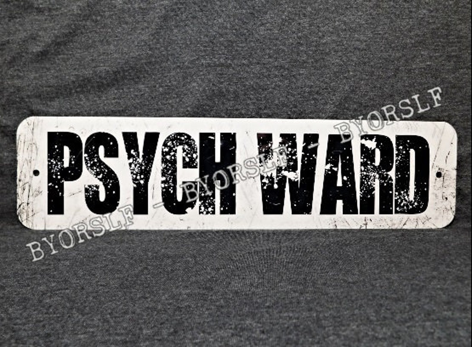 Metal Sign PSYCH WARD Psychiatric Hospital Mental Health Unit - Etsy