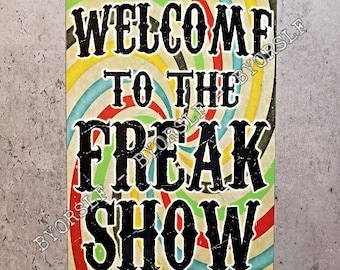 Circus Freak Show - Etsy