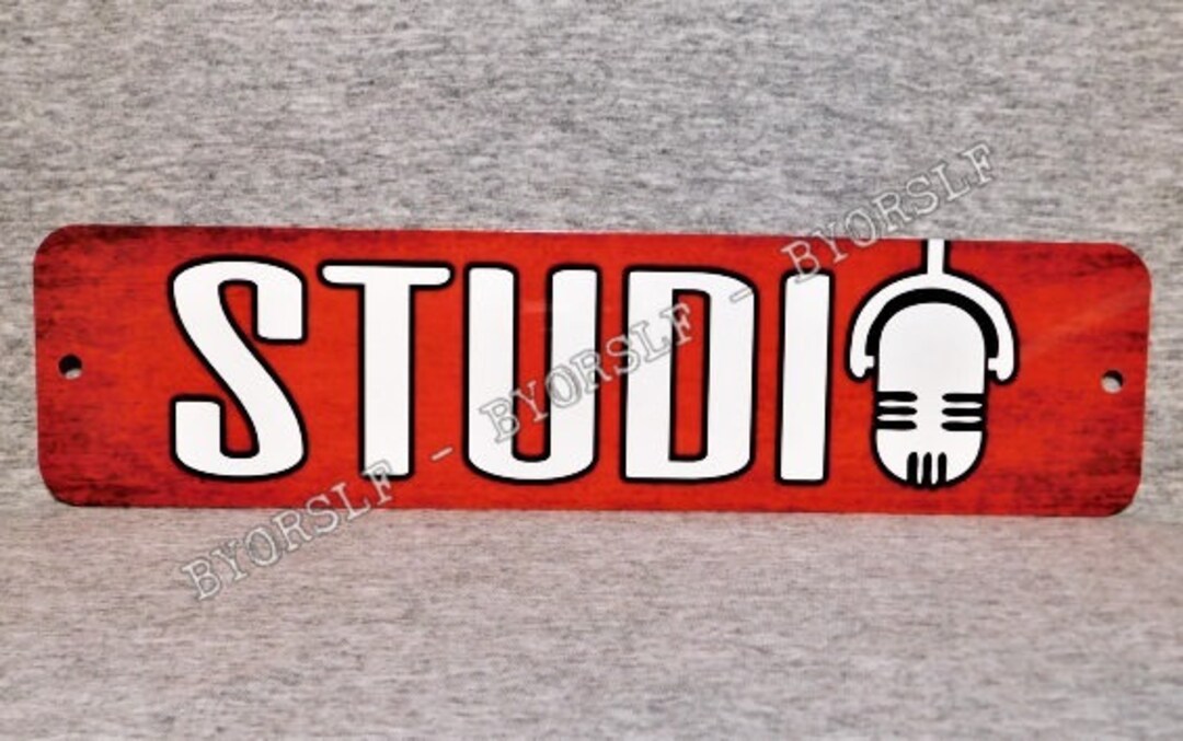 Metal Sign RECORDING STUDIO Sound Mixing Audio Engineer Music ...