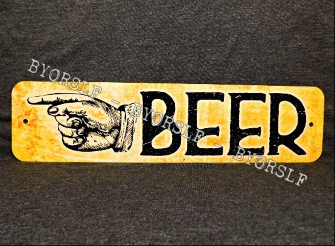 Metal Sign BEER Garden Biergarten Bar Brewery Brew Pub Brewing Tavern ...