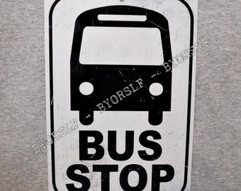 Metal Sign SCHOOL BUS STOP Driver Street Replica | Etsy