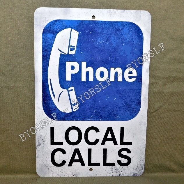 Pay Phone Sign