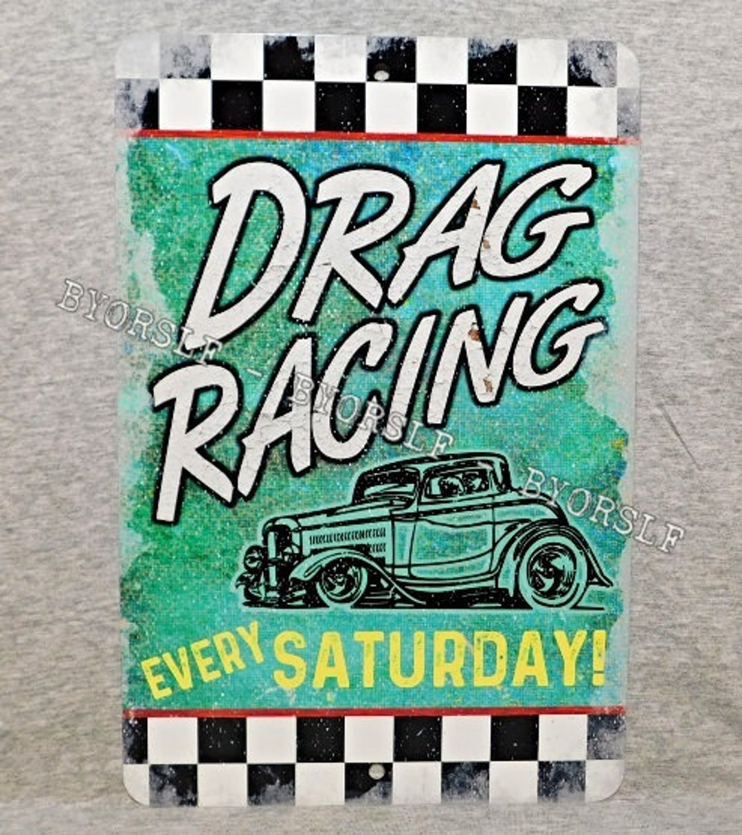 Metal Sign DRAG RACING Dragway Strip Top Fuel Dragster Funny Cars ...