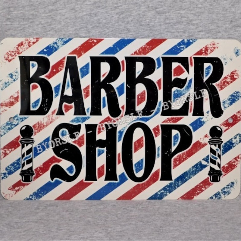 Barber Shop Sign - Etsy