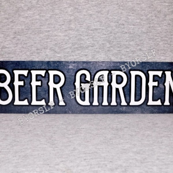 Beer Garden Sign - Etsy