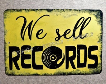 Record Store Sign