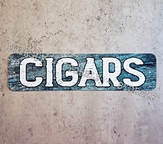 Metal Sign CIGARS Tobacco Smoker Cigar Aficionado Smoke Shop - Etsy