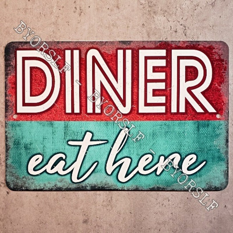 Vintage Diner Sign - Etsy