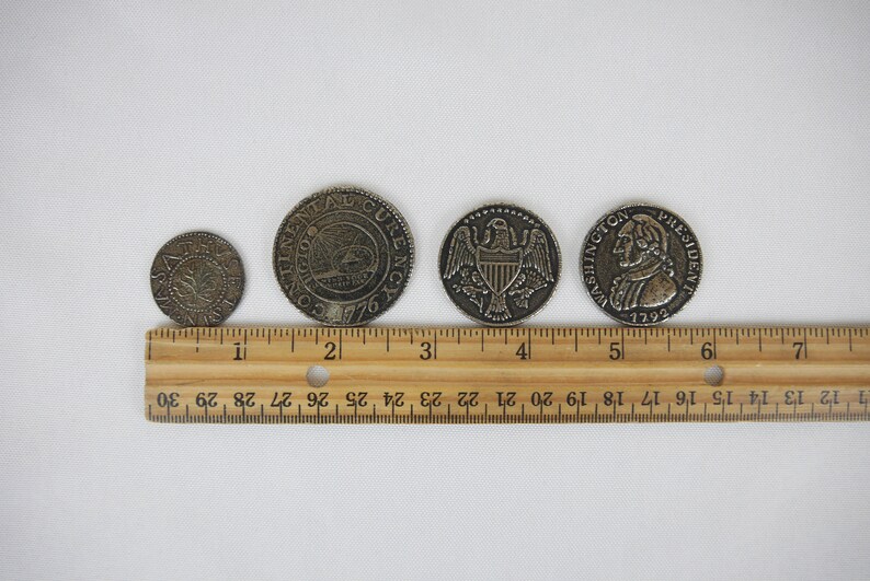 Early American Coin Replicas 1652 Pine Tree Shilling 1776 - Etsy