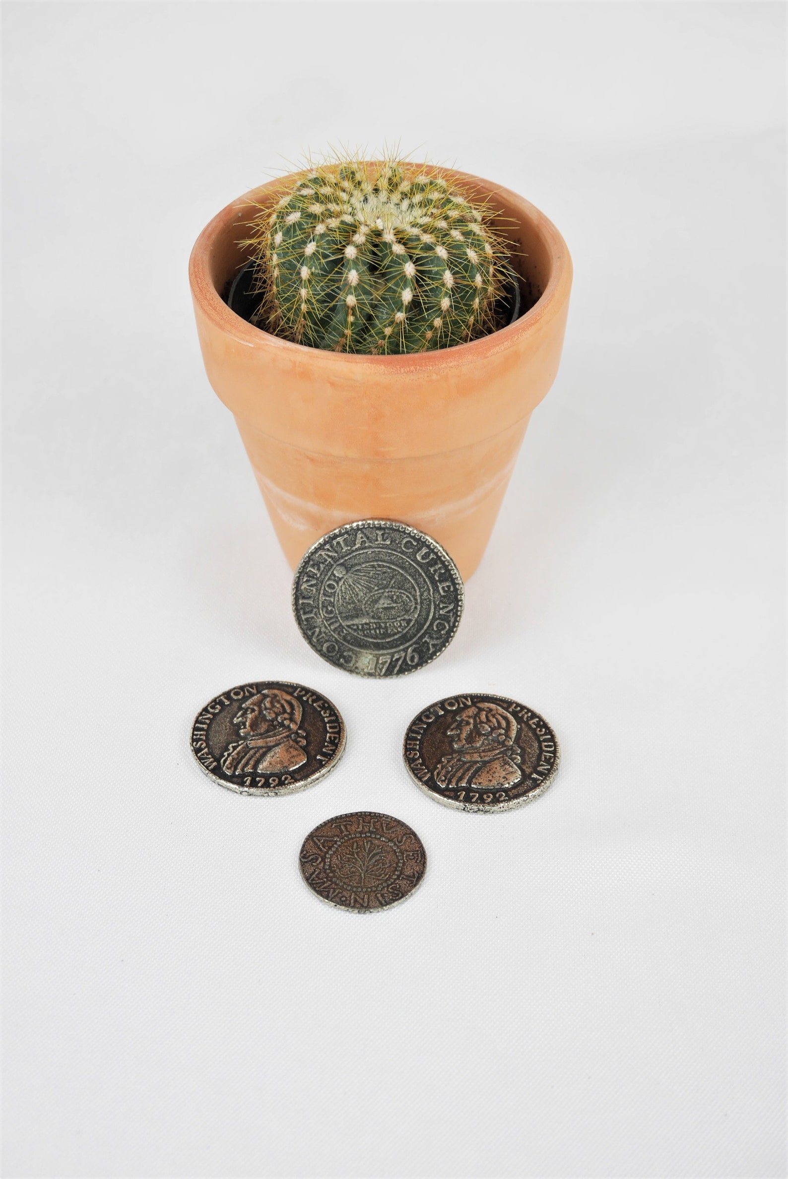 Early American Coin Replicas 1652 Pine Tree Shilling 1776 - Etsy