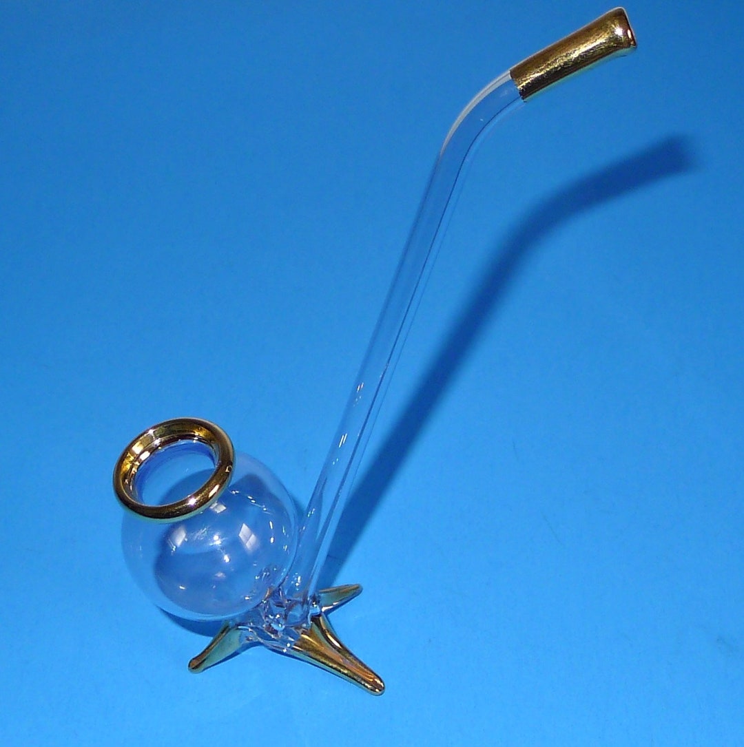 Magnificent Old Bohemian Crystal Cognac Pipe From the 70s - Etsy