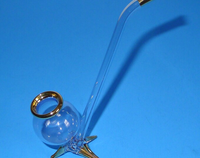 Magnificent Old Bohemian Crystal Cognac Pipe From the 70s - Etsy