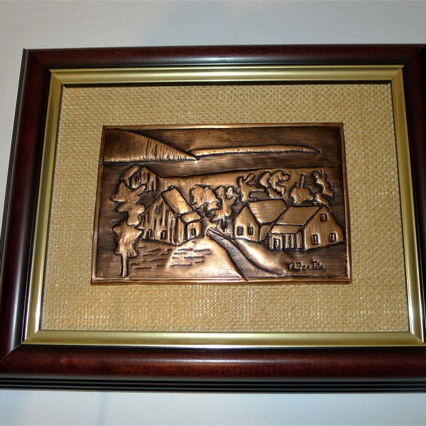 Embossed Copper Art - Etsy