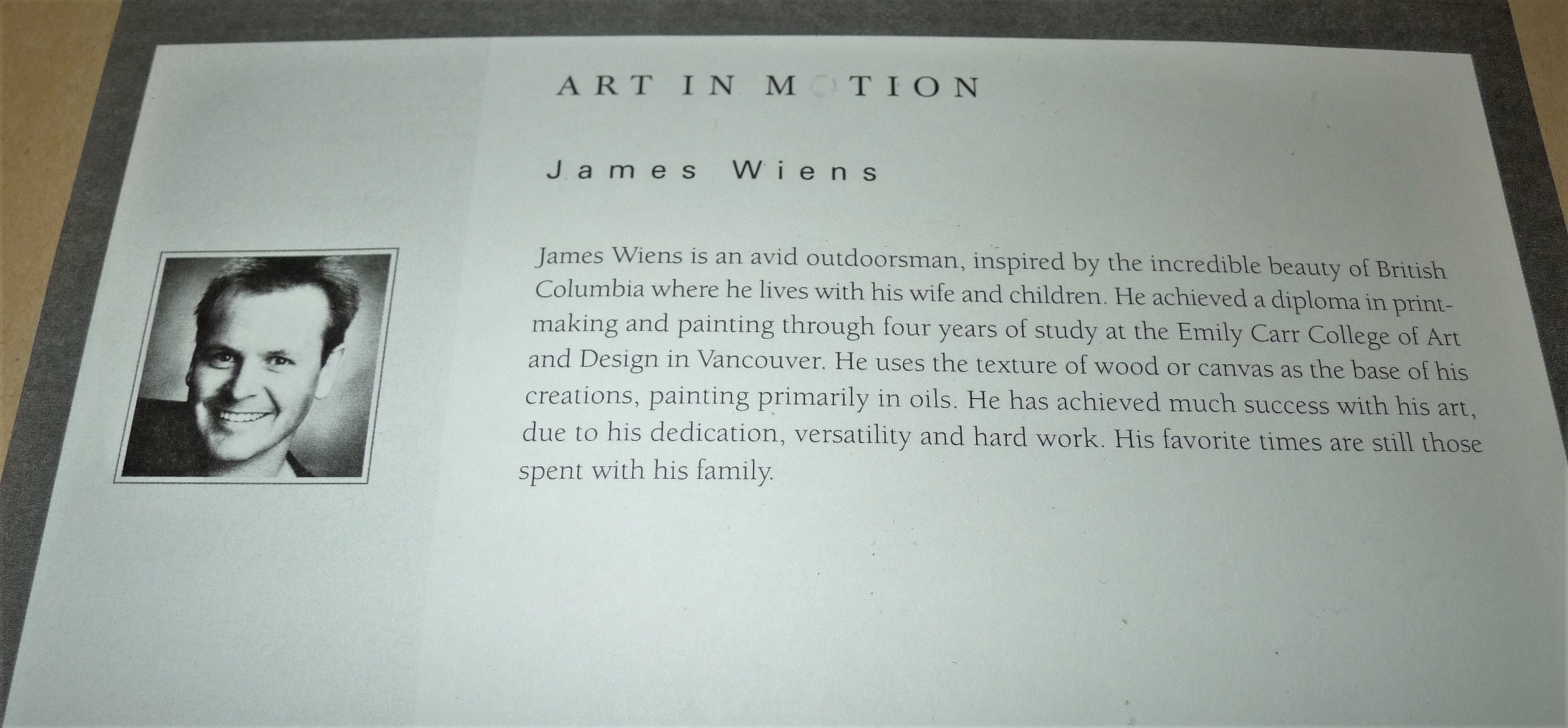 JAMES WIENS-- Italian Countryside -art in Motion Framed Print - 13"x13 ...