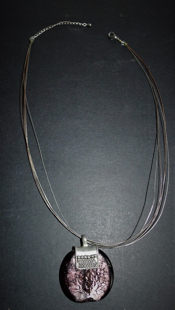 Joli collier artisanal des années 80 - Gem