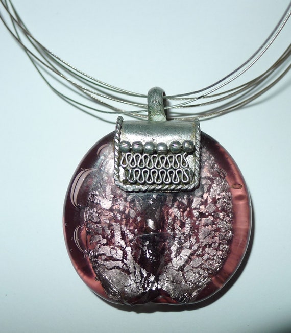 Joli collier artisanal des années 80 - Gem