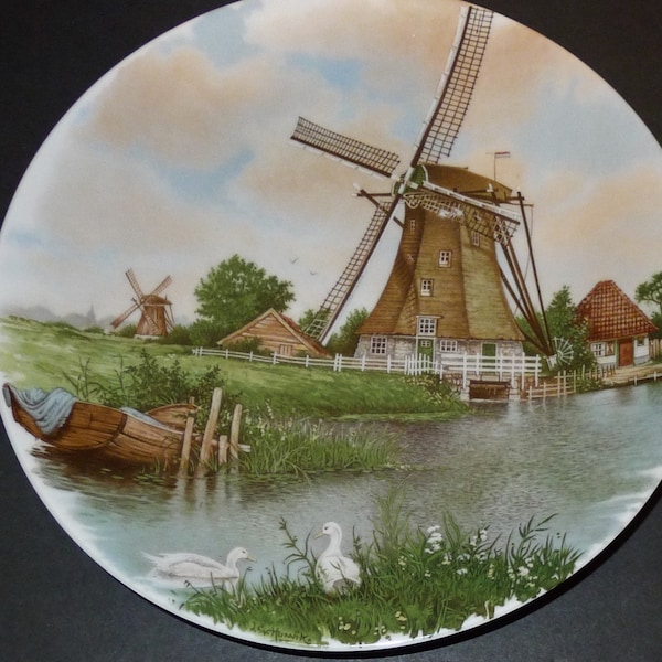 Windmill Plate - Etsy