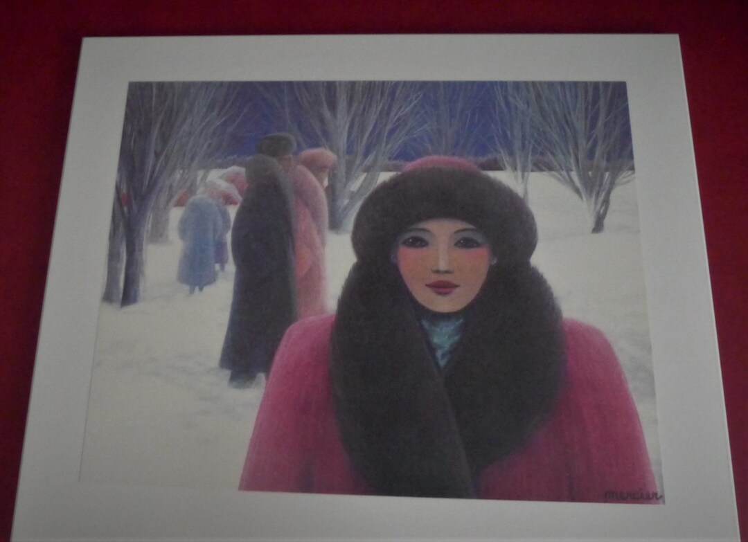 Beautiful Laminated Reproduction of a Canvas by the Painter Monique ...