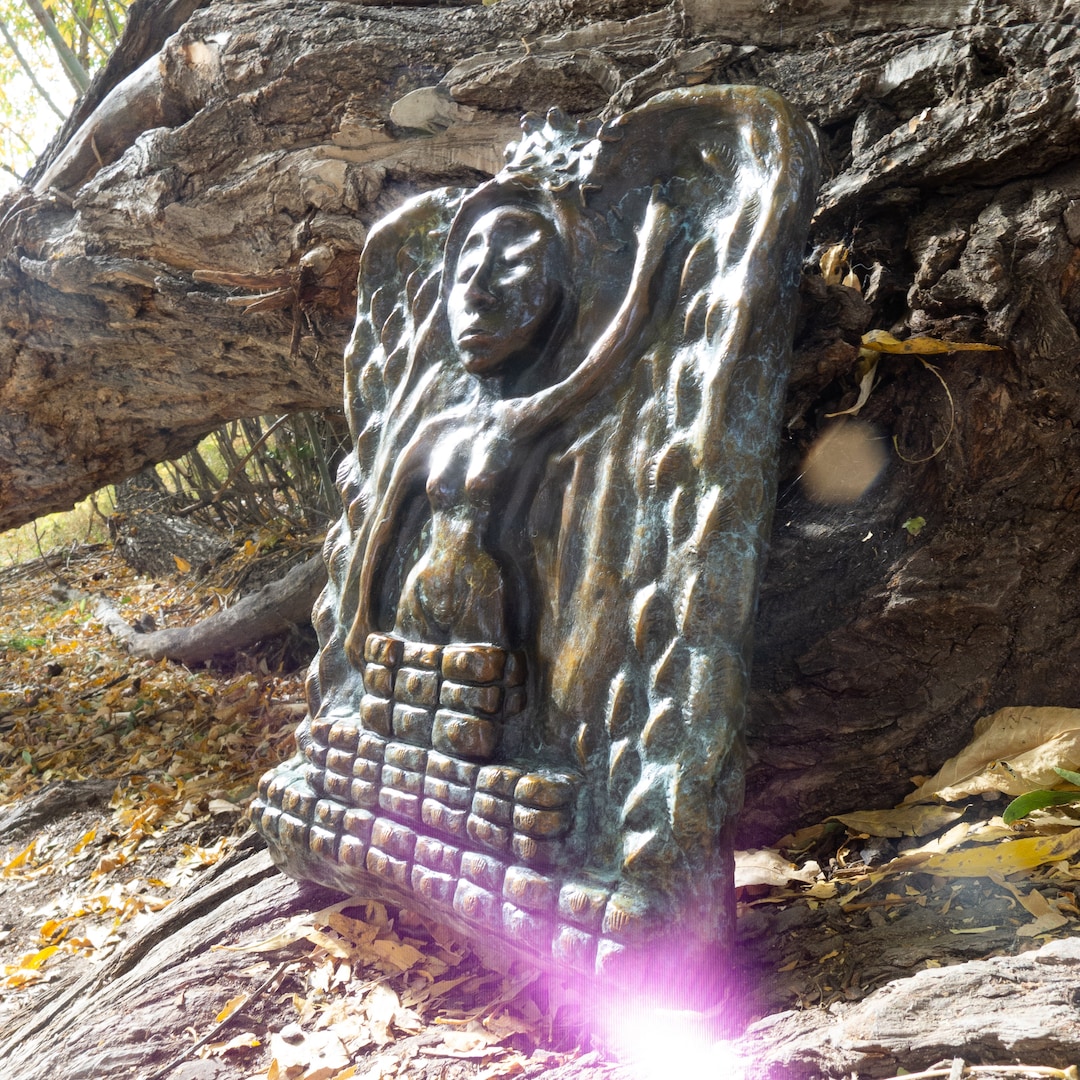 Lilith Sculpture, Original Bronze Sculpture, Bronze Relief, Ancient Art ...