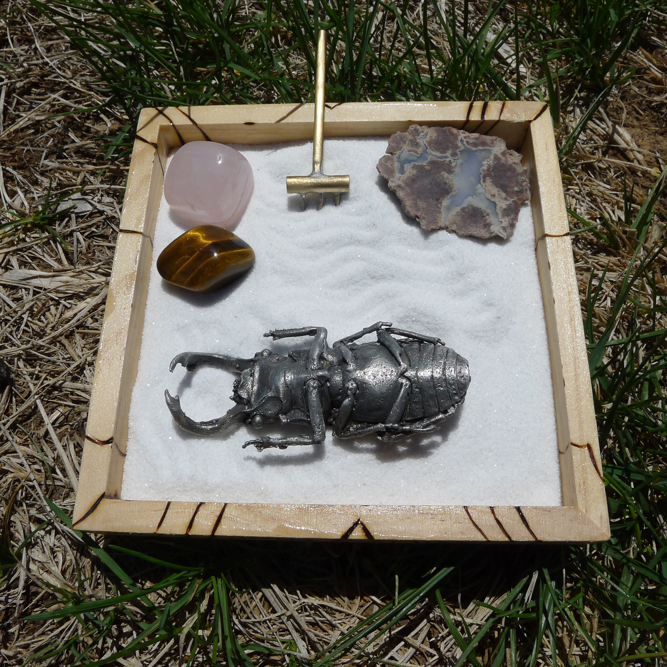 Stag Beetle Metal Casting Stag Beetle Replica in Pewter Stag - Etsy