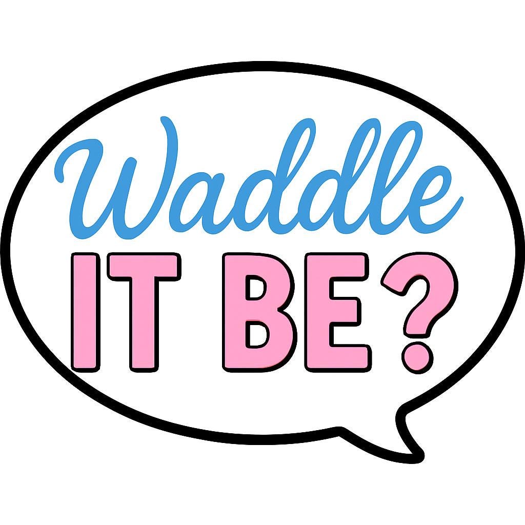 Gender Reveal Photo Booth Props – Printable Pink & Blue Party Decor ...