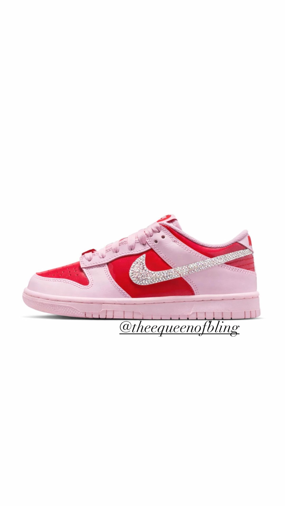 Womens Dunks With Swarvoski Crystals - Etsy