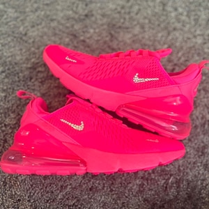 RARE Hyperpink Swarvoski Nike Air Max 270 for Women - Etsy