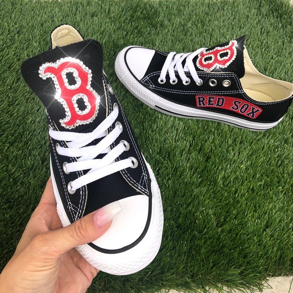 Boston Red Sox Shoes - Etsy