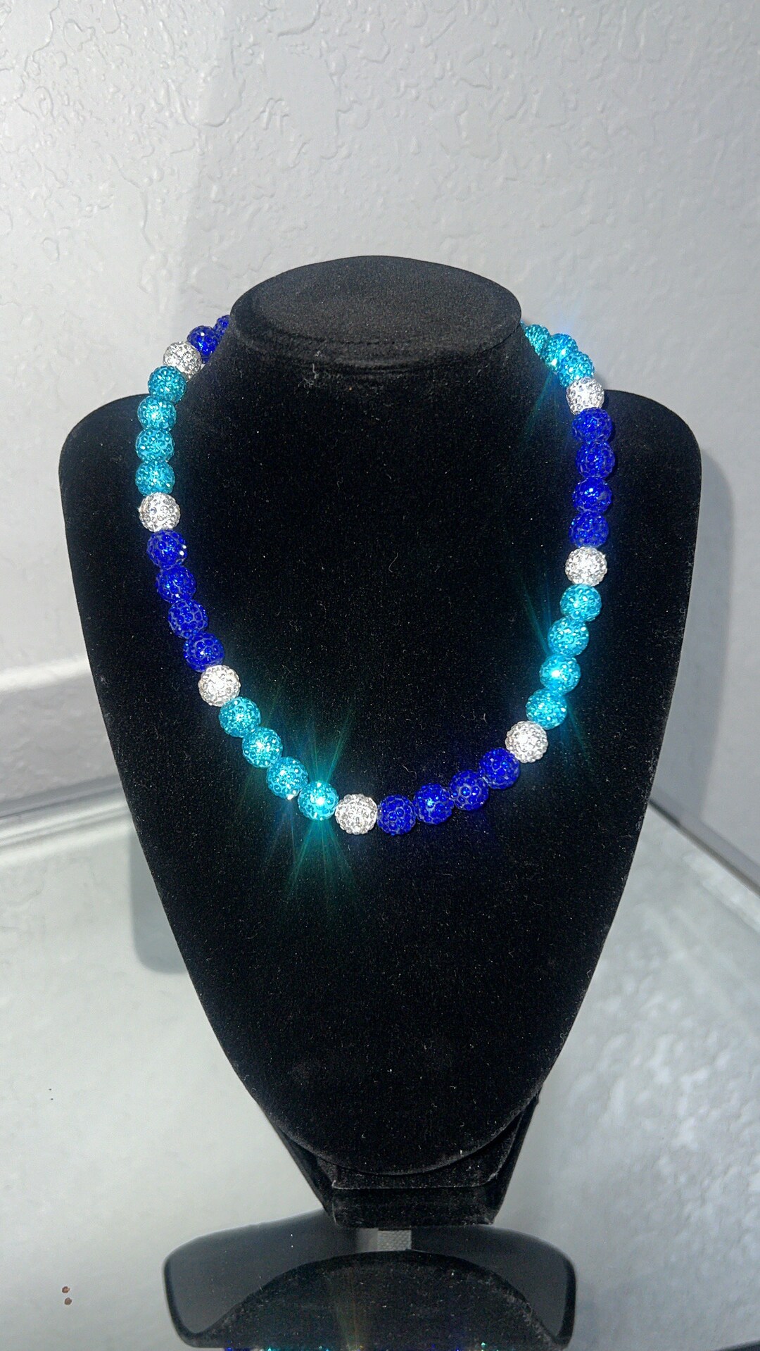 BLUES Baseball Bling Drip Necklace, Bryce Harper Necklace, Baseball ...