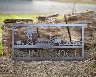 Metal Farm Signs | Etsy Australia