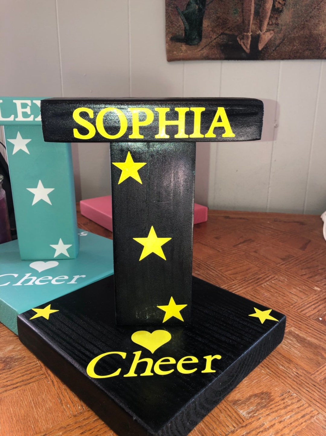 Cheerleading Stand Personalized - Etsy