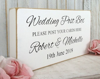 Personalised Candy Cart Wedding Sign Free Standing Vintage Shabby ...