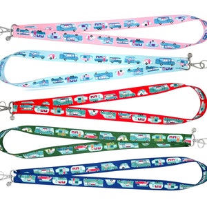 RV Camping Lanyard • 5 Colors Available • ID Badge Holder • Vintage ...