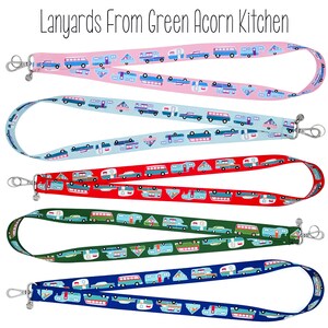 RV Camping Lanyard • 5 Colors Available • ID Badge Holder • Vintage ...