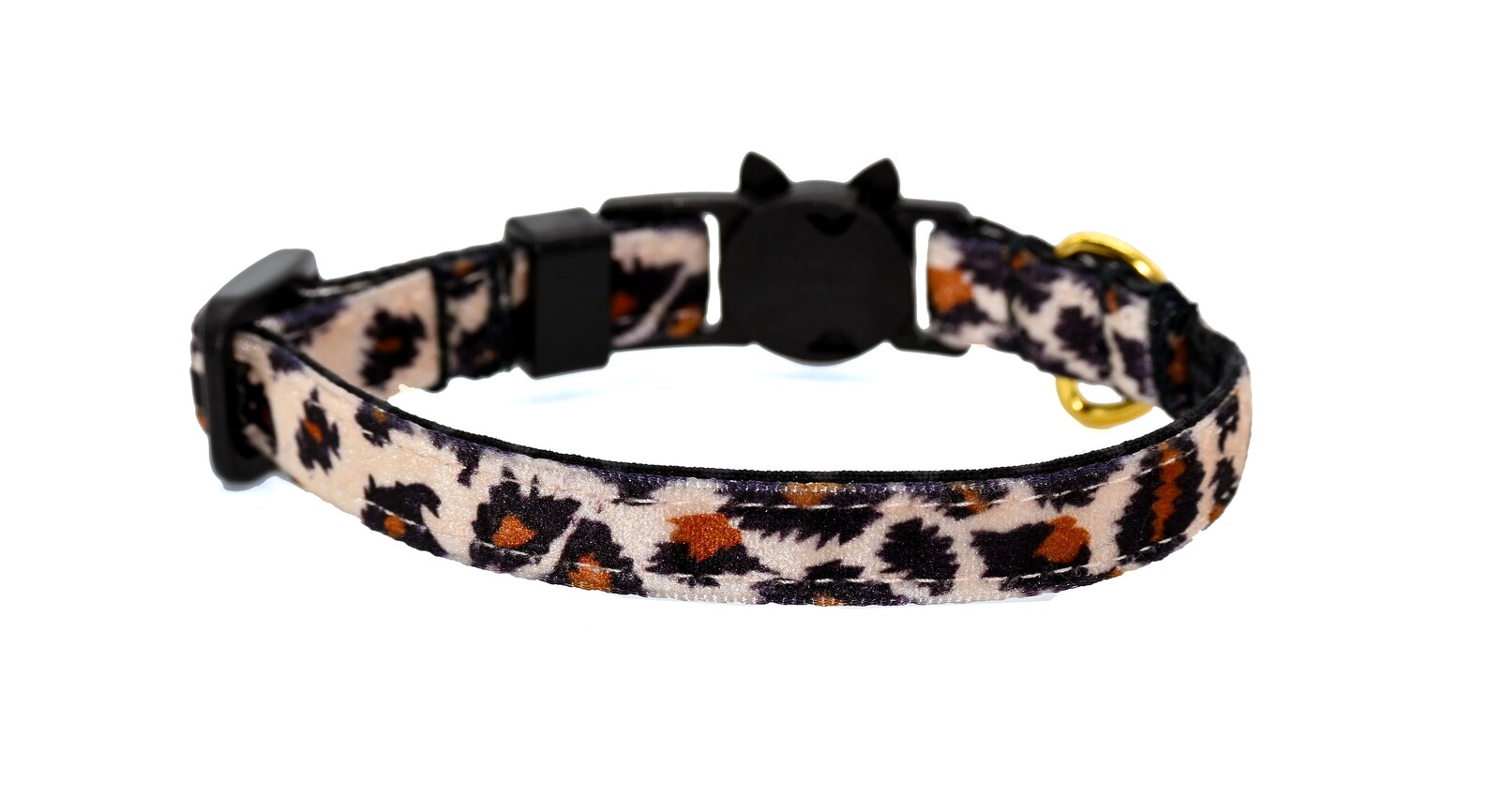 Leopard Cat Collar Fuzzy Leopard Print Ribbon 3/8 - Etsy