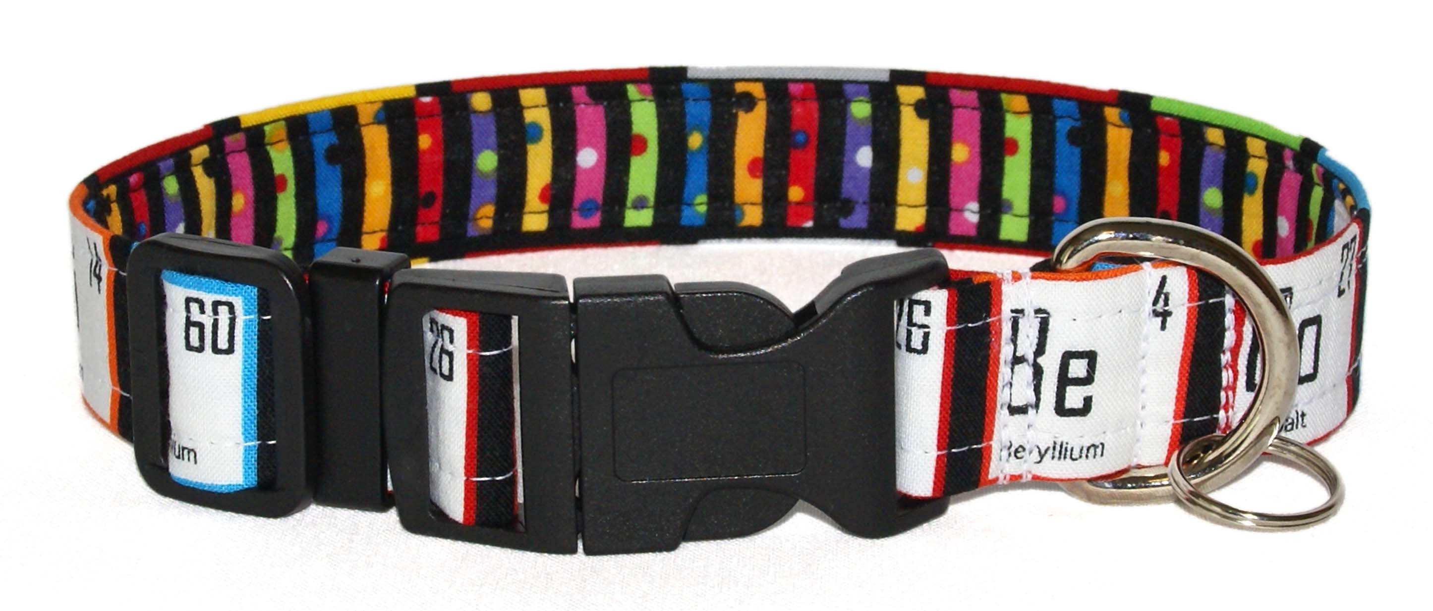 Periodic Table Dog Collar Black and White Science Geek | Etsy