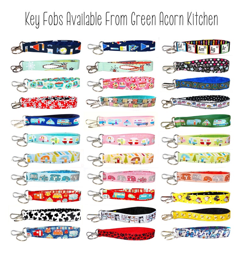 Psychedelic Swirls Key Fob Colorful Key Chain Rainbow - Etsy