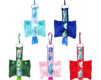 Dog Poop Bag Dispenser & Clip RV Camper Prints Fashion Tote Waste Bag ...