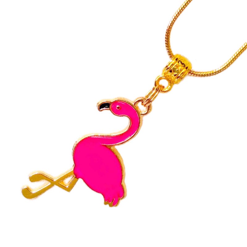 Flamingo Necklace - Etsy