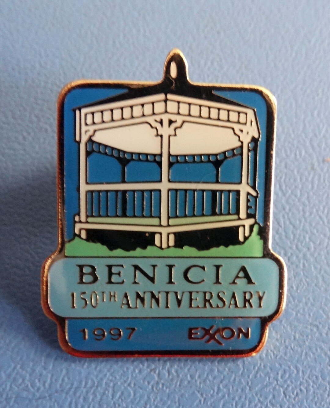 Misprint Anniversary Enamel Lapel Pin Exxon Benicia CA 1997 - Etsy